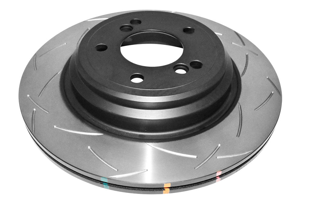 DBA DBA42851S - Slotted 4000 Series T3 Black Brake Rotor with Kangaroo ...