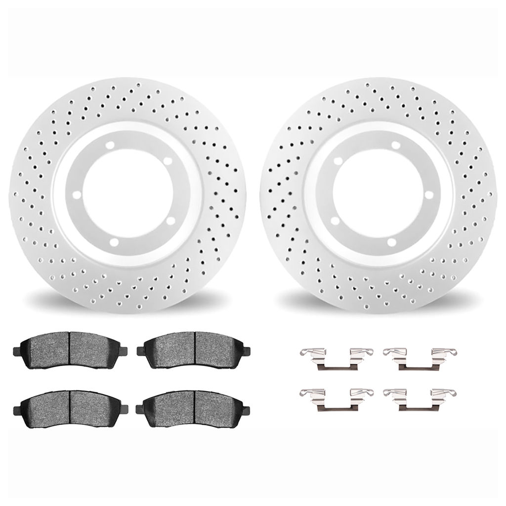 Dynamic Friction Brake Kit - Stage 3 Street Rotor and Pad Kit for 2000 ...