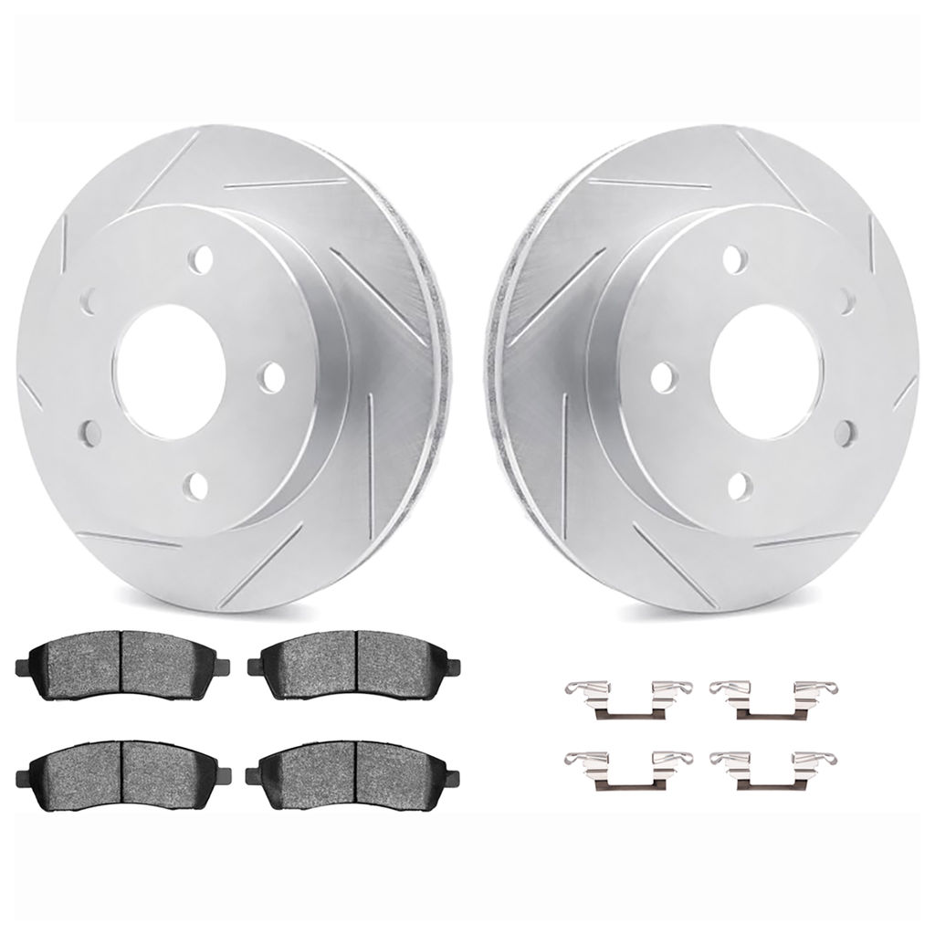 Dynamic Friction Brake Kit - Stage 3 Street Rotor and Pad Kit for 2000 ...