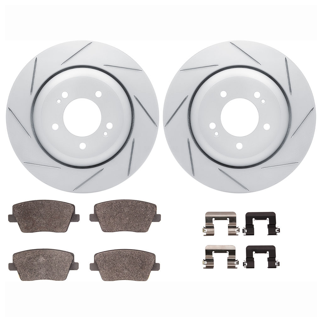 Dynamic Friction Brake Kit - Stage 3 Street Rotor and Pad Kit for 2022 ...