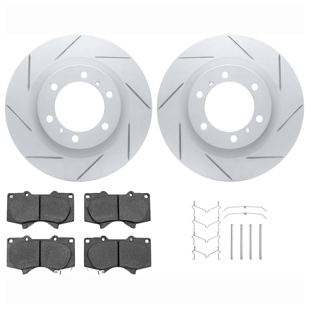 Dynamic Friction Brake Kit - Stage 3 Street Rotor and Pad Kit for 2017 ...
