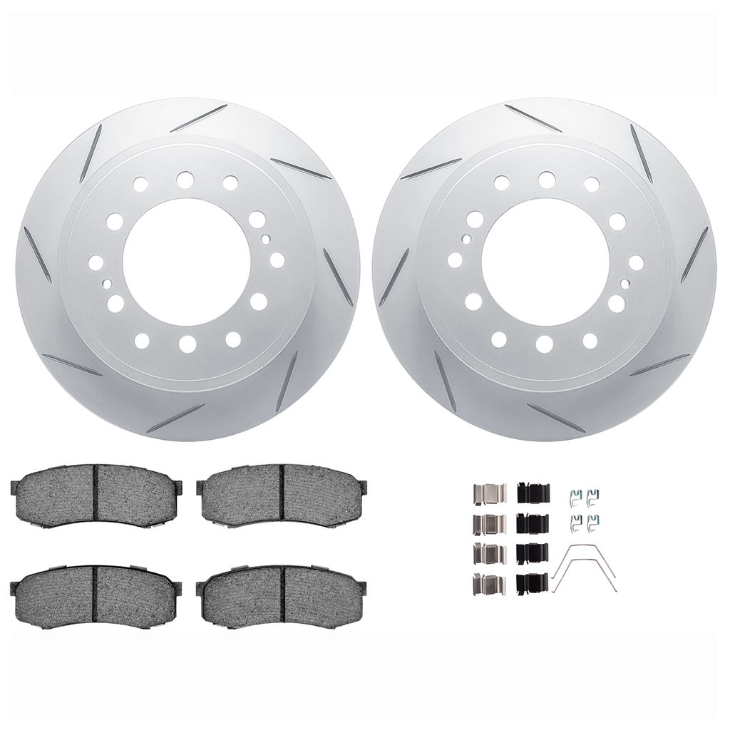 Dynamic Friction Brake Kit - Stage 3 Street Rotor and Pad Kit for 2017 ...