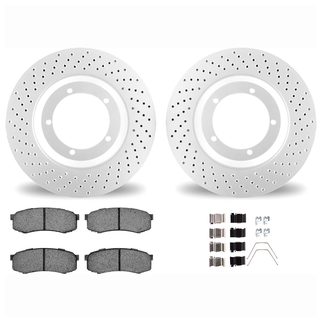 Dynamic Friction Brake Kit - Stage 3 Street Rotor and Pad Kit for 2017 ...