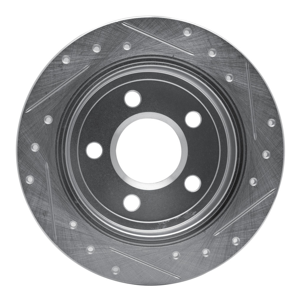 Dynamic Friction Zinc Coated Drilled and Slotted Brake Rotors for 2004 ...