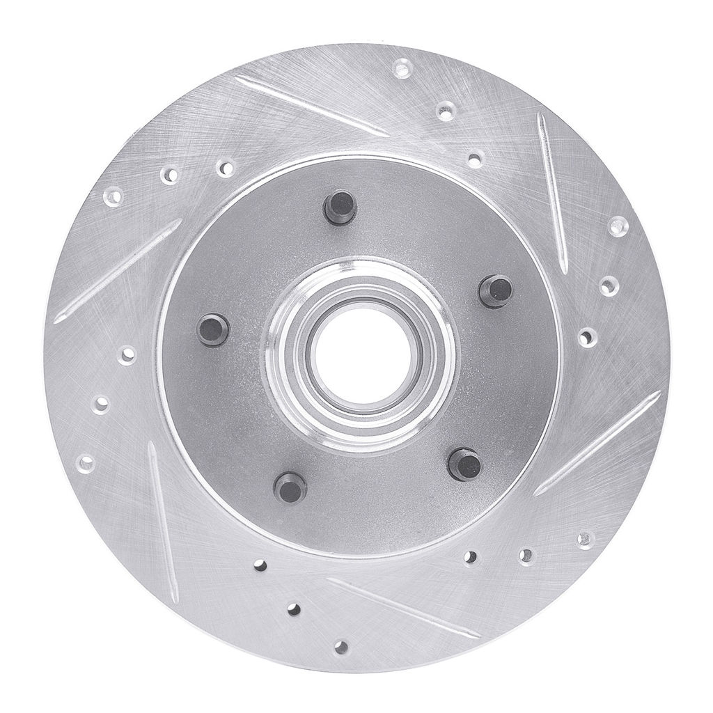 Dynamic Friction Zinc Coated Drilled and Slotted Brake Rotors for 1987 ...