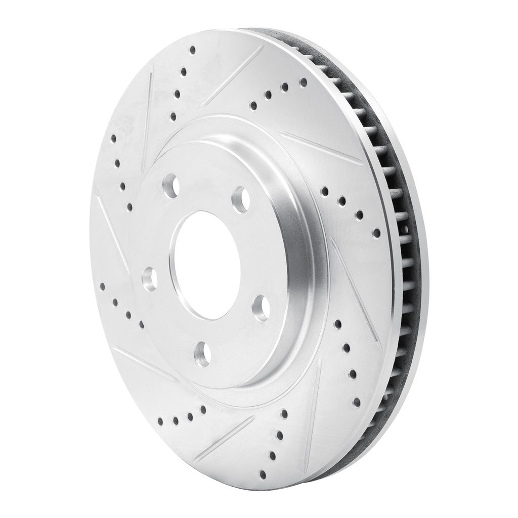 Dynamic Friction Zinc Coated Drilled and Slotted Brake Rotors for 2004 ...