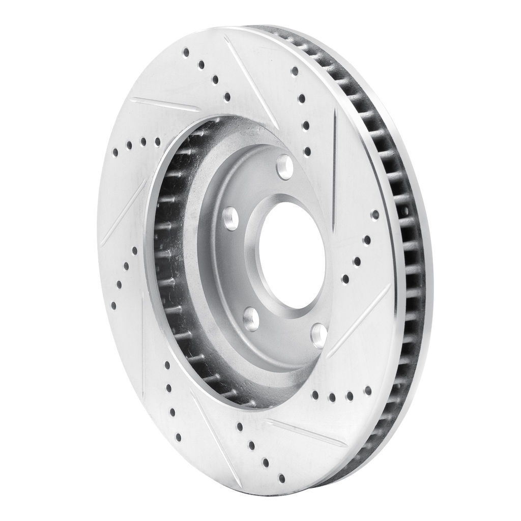 Dynamic Friction Zinc Coated Drilled and Slotted Brake Rotors for 2004 ...