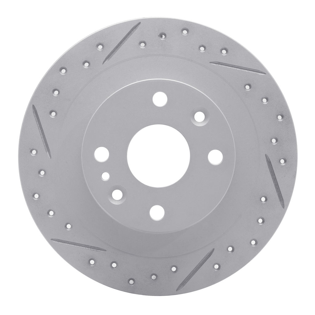 Dynamic Friction Sport Coated Drilled and Slotted Brake Rotors for 1996 ...