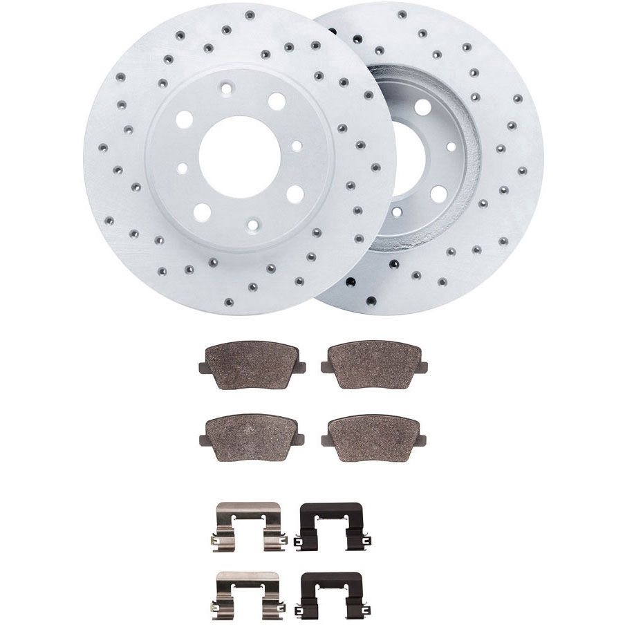 Dynamic Friction Brake Kit - Stage 3 Street Rotor and Pad Kit for 2022 ...