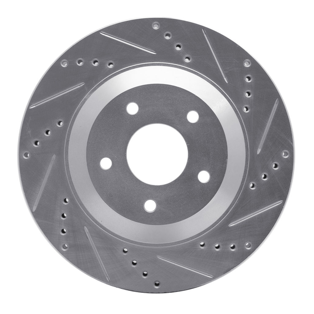 Dynamic Friction Brake Kit - 227 Zinc Coated Drilled & Slotted Rotors ...
