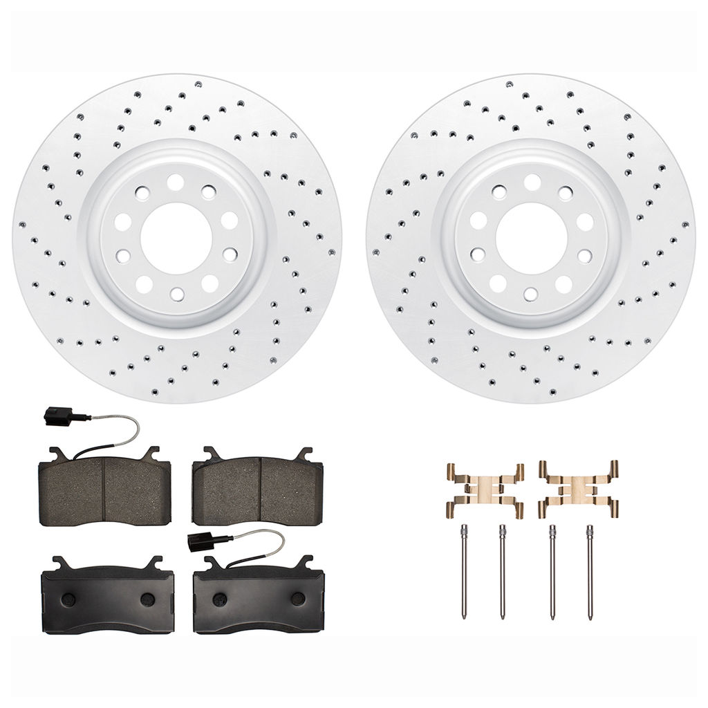 Dynamic Friction Brake Kit - Stage 3 Street Rotor and Pad Kit for 2017 ...