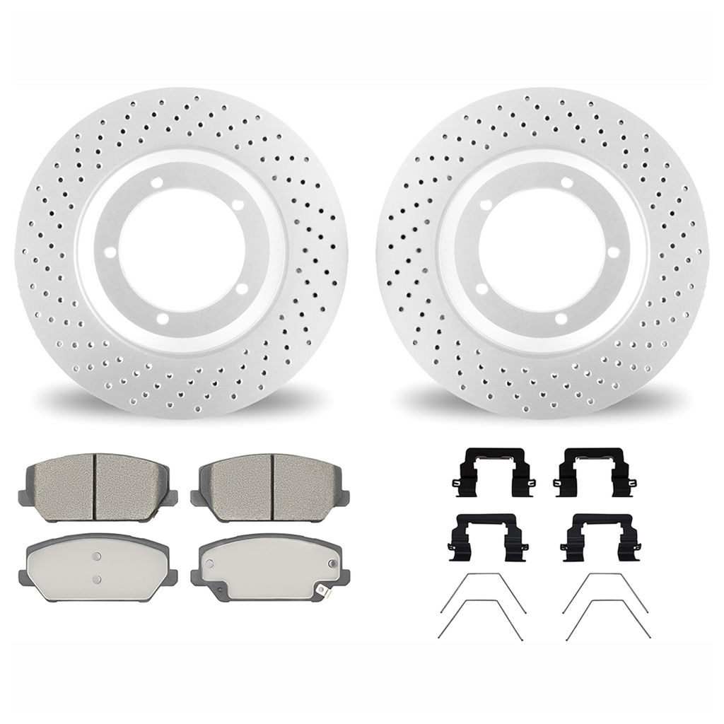 Dynamic Friction Brake Kit - Stage 3 Street Rotor and Pad Kit for 2022 ...