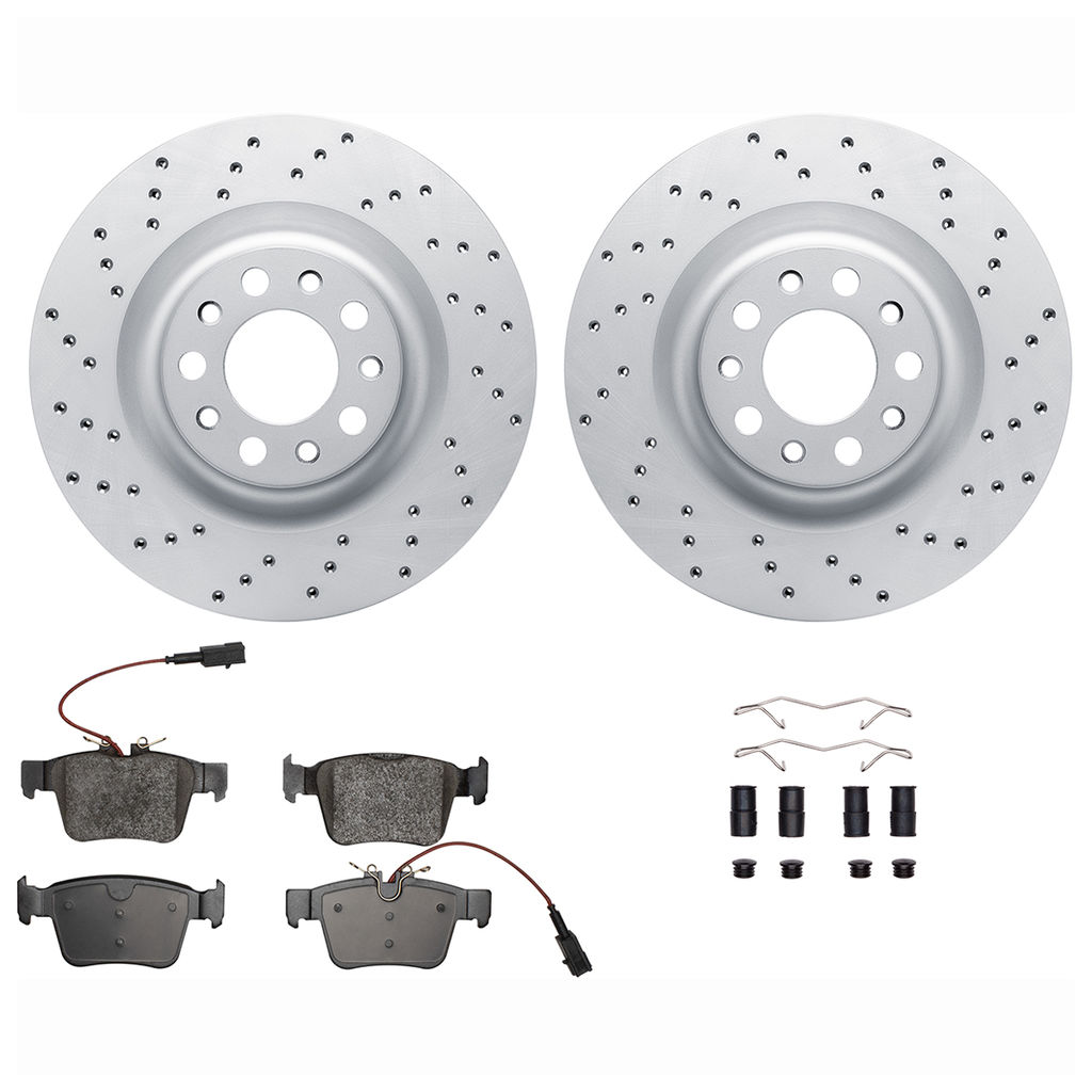 Dynamic Friction Brake Kit - Stage 3 Street Rotor and Pad Kit for 2017 ...
