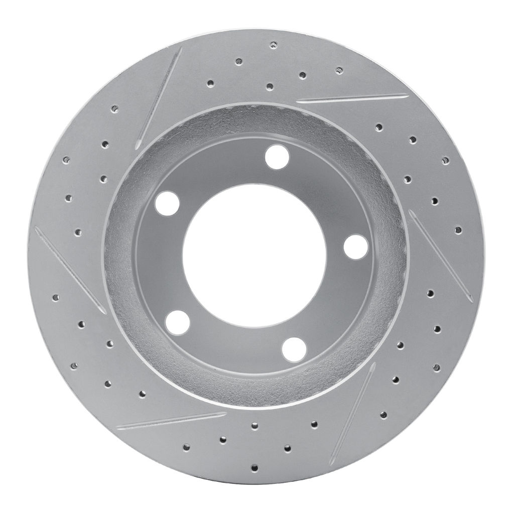Dynamic Friction 2412-54005 - Brake Kit - Hi Carbon Drilled and Slotted ...