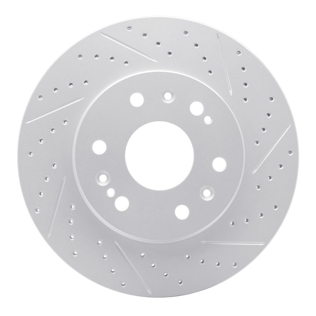 Dynamic Friction 2414-48014 - Brake Kit - Hi Carbon Drilled and Slotted ...