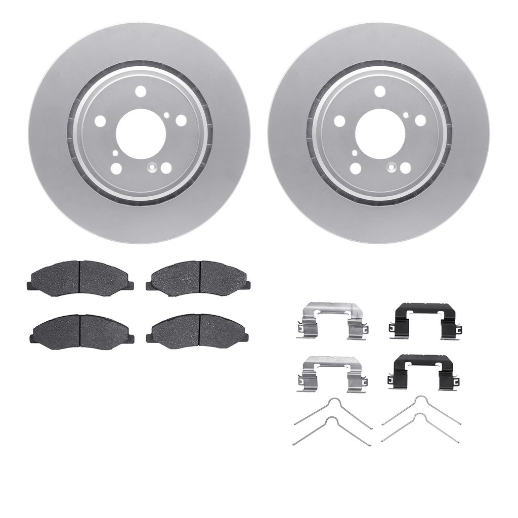 Dynamic Friction 4512-59184 - Brake Kit - Geostop Rotors and 5000 ...