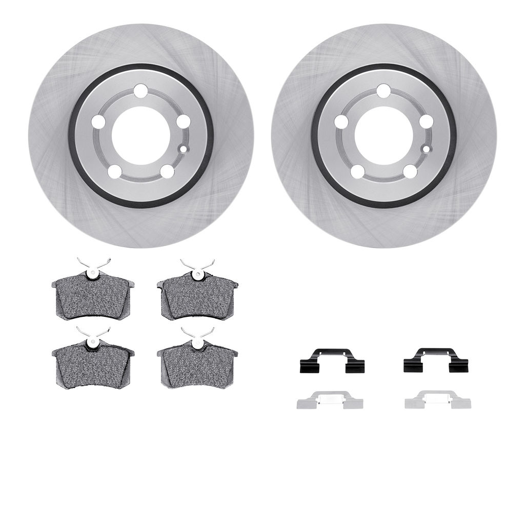 Dynamic Friction 6512-74293 - Brake Kit - Quickstop Rotors and 5000 ...