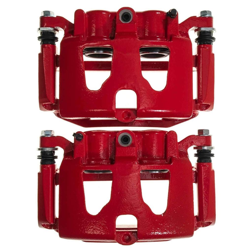 PowerStop S5472 - Red Powder Coated Calipers