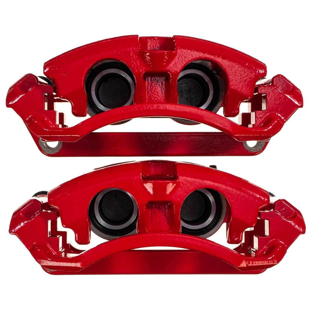 PowerStop S5472 - Red Powder Coated Calipers