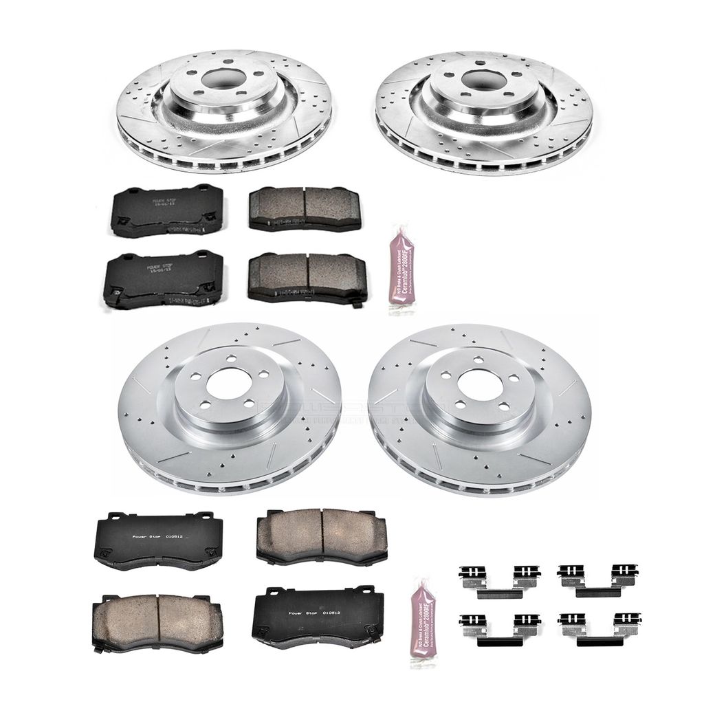 PowerStop Z23 Drilled and Slotted Brake Kit for 2017 Dodge Challenger