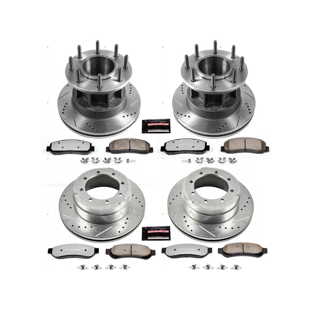PowerStop Z36 Truck and Tow Drilled and Slotted Brake Kit for 2005 Ford ...
