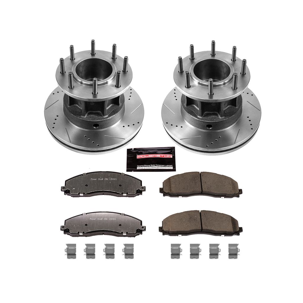 PowerStop Z36 Truck and Tow Drilled and Slotted Brake Kit for 2016 Ford ...