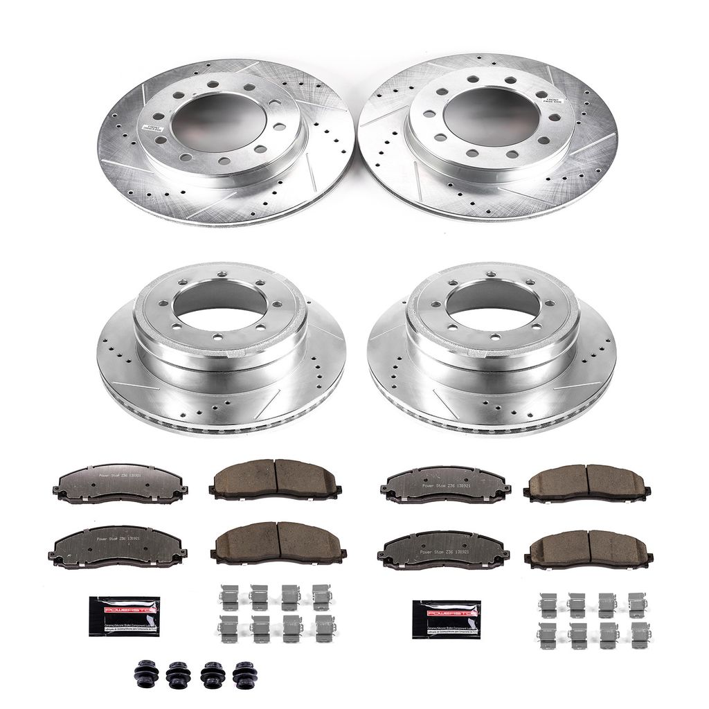 PowerStop Z36 Truck and Tow Drilled and Slotted Brake Kit for 2016 Ford ...