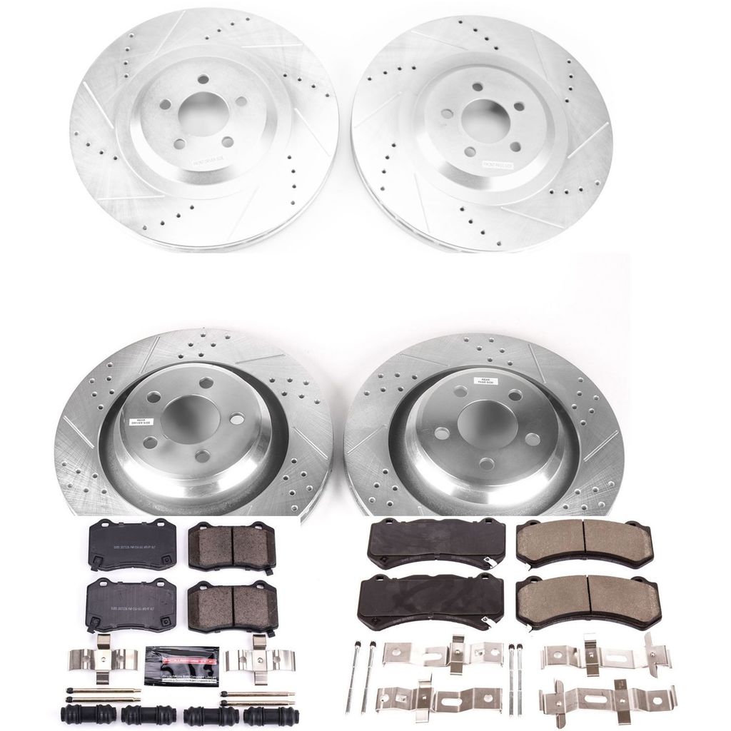 PowerStop Z23 Drilled and Slotted Brake Kit for 2017 Dodge Challenger