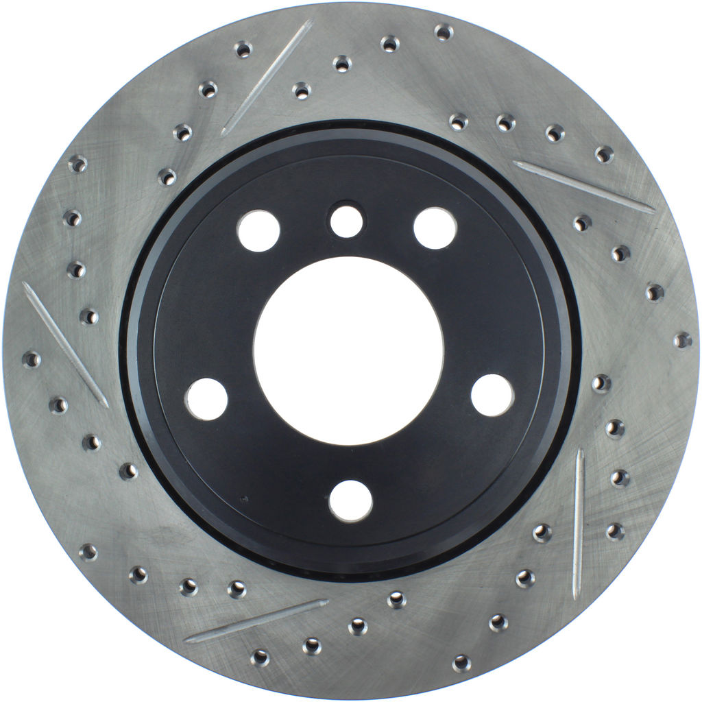 Stoptech 127.34061R - Sport Drilled and Slotted Brake Rotor, 324 mm
