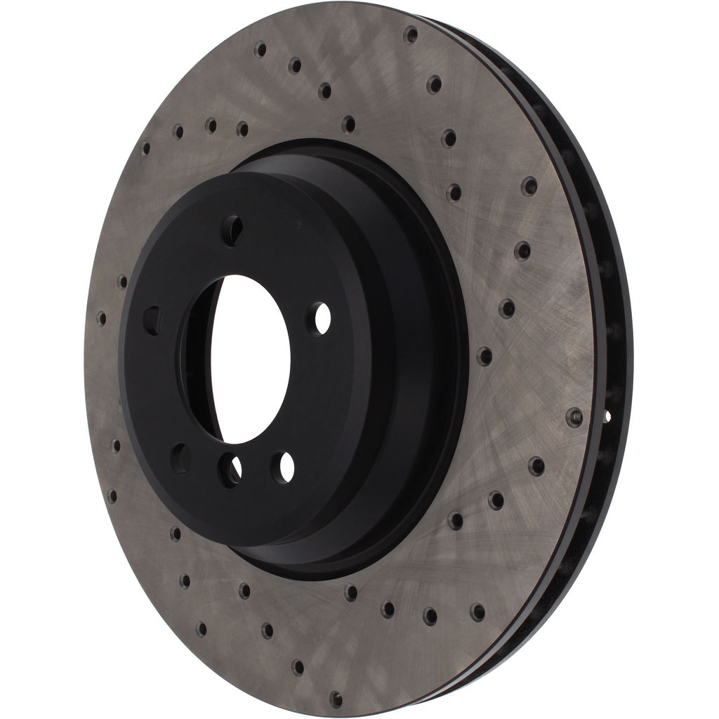 Stoptech 128.34093CL - Sportstop Cryo Sport Drilled Brake Rotor, 348 mm